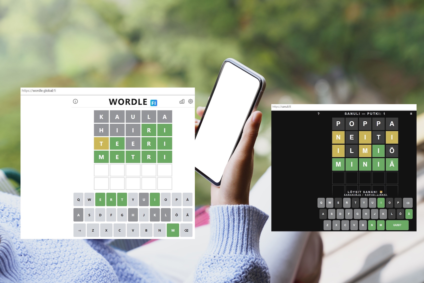 Wordle Suomi ja Sanuli ovat yhä hittipelejä – mistä on kyse?